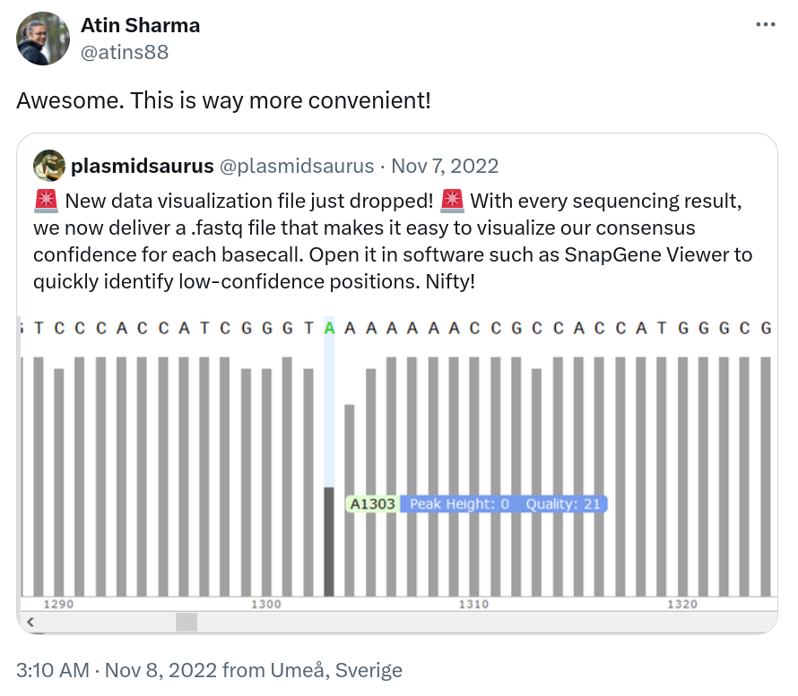 Plasmidsaurus :: Sequence everything.